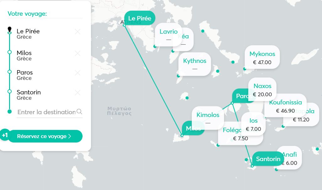 Comment se déplacer en bateau ferry dans les Cyclades - Virée-Malin.fr