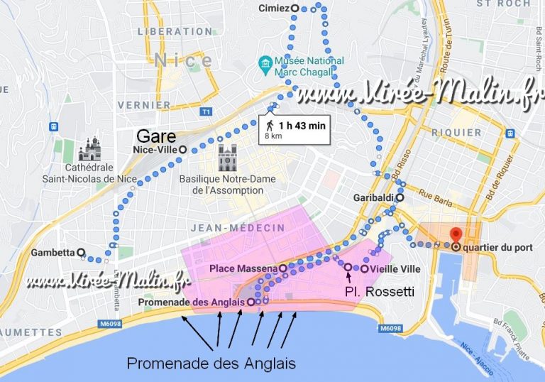 Où dormir à Nice ? Dans quel quartier loger à Nice ? Virée-Malin.fr