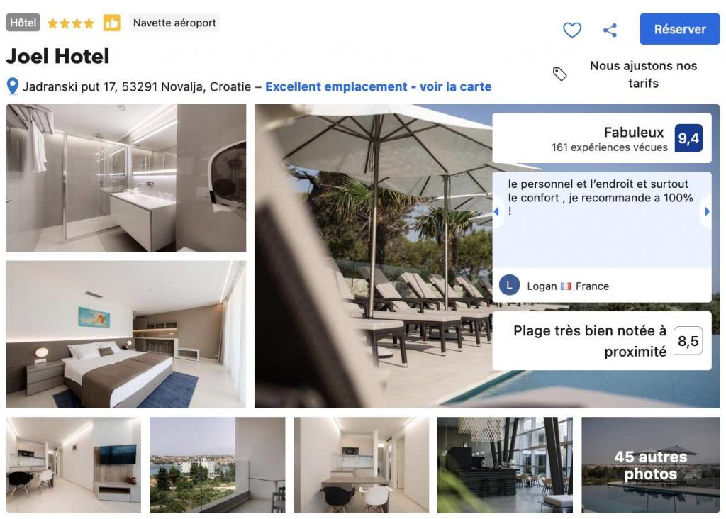 Où dormir à Novalja pour être idéalement situé ? Virée-Malin.fr