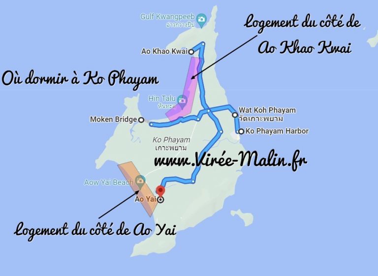 Où dormir à Ko Phayam et que faire à Ko Phayam ? Virée-Malin.fr