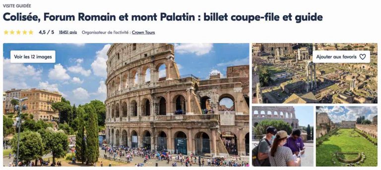 Visite guidée francophone du Colisée, Forum, Palatin - Virée-Malin.fr