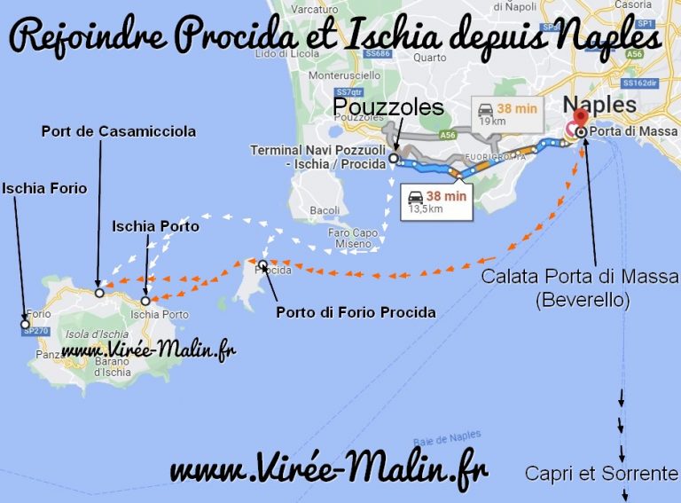 Rejoindre Procida depuis Naples en bateau Ferry - Virée-Malin.fr