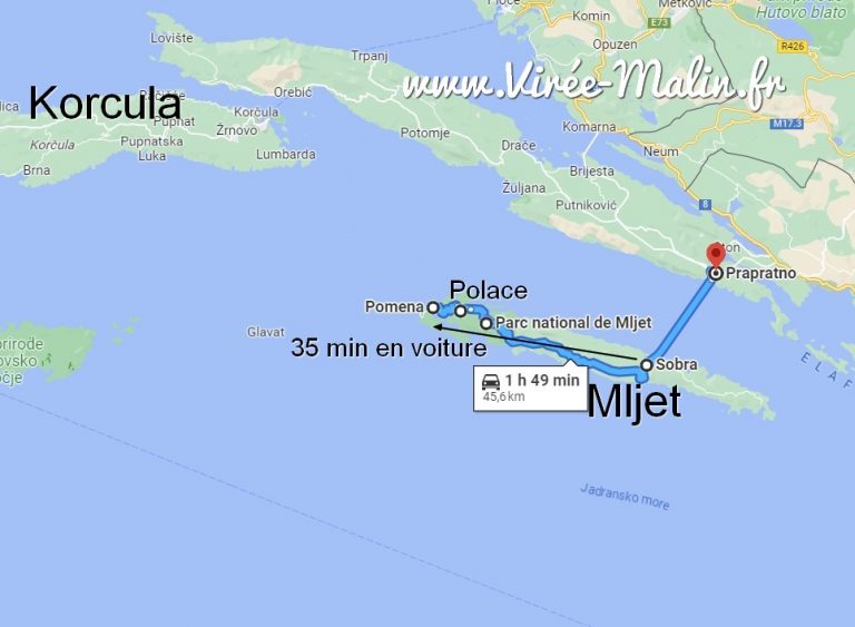 Que faire à Mljet et où dormir Mljet - Virée-Malin.fr