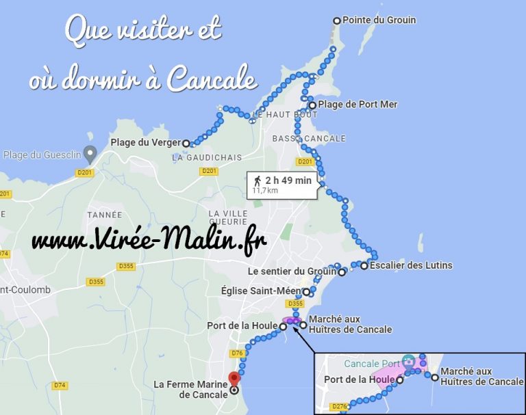 Que visiter à Cancale et où dormir à Cancale ? Virée-Malin.fr