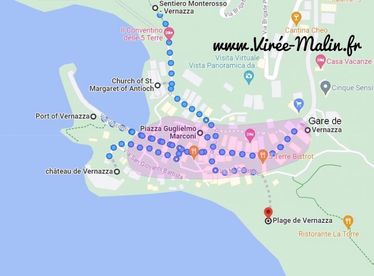 Les 8 sites à visiter à Vernazza et où dormir à Vernazza ? Virée-Malin.fr