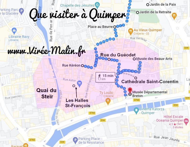 Que faire à Quimper et où loger 2 nuits à Quimper ? Virée-Malin.fr