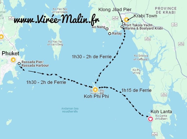 Visiter Krabi et Ao Nang - Conseils utiles ! Virée-Malin.fr