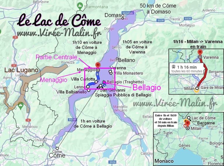 Que visiter à Bellagio et où dormir à Bellagio ? Conseils ! Virée-Malin.fr
